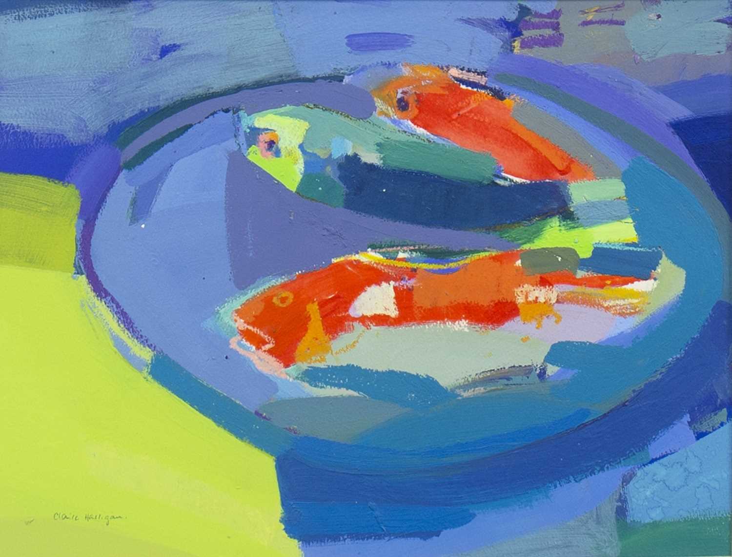 Lot 542 - RED SNAPPERS AND BLUE PARROT FISH, A MIXED