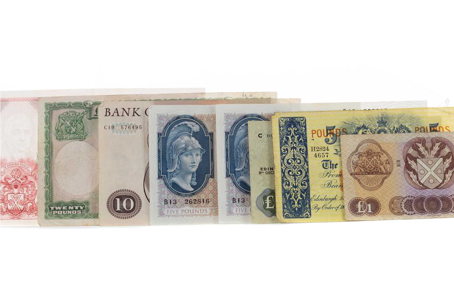 Lot 20 - A COLLECTION OF GB BANKNOTES