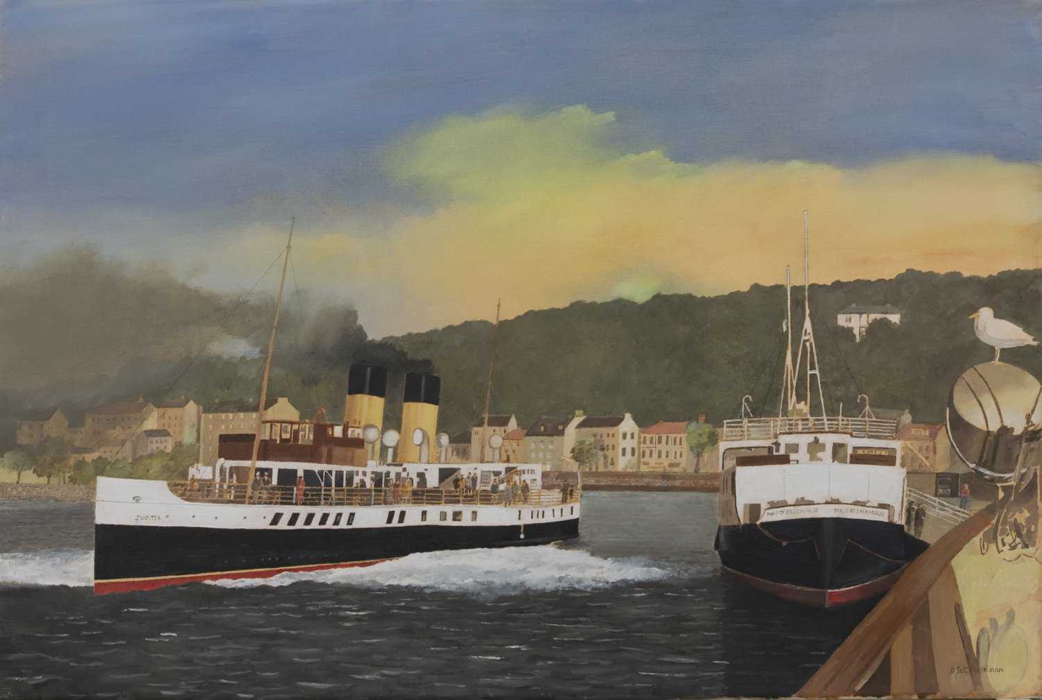 Lot 121 - JUPITER AT ROTHESAY, AN OIL BY PETER ST