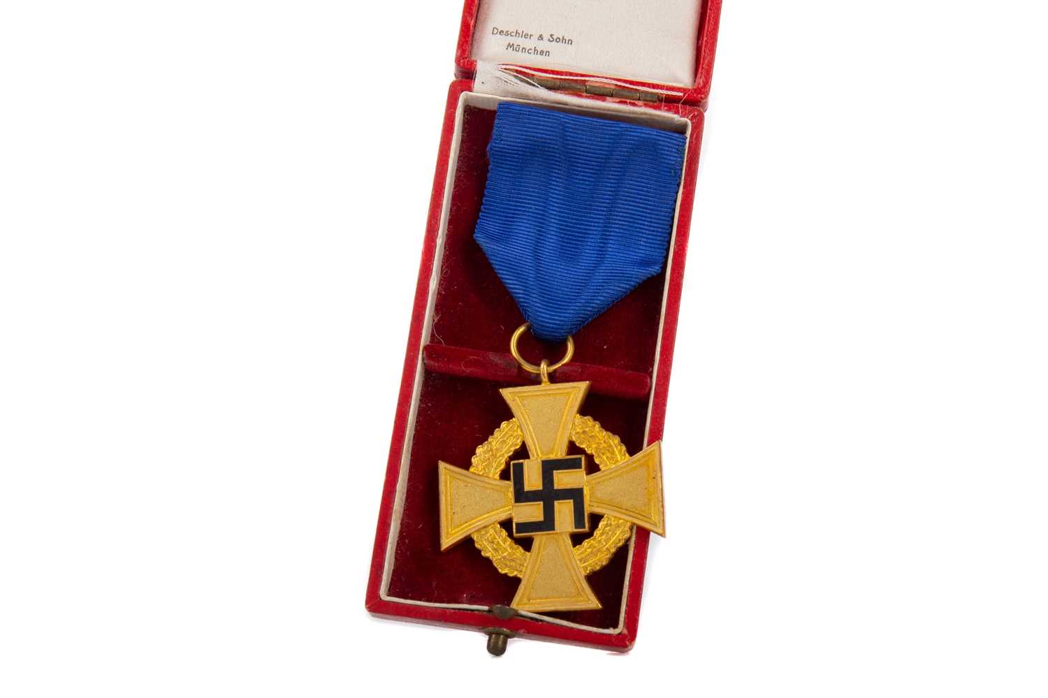 Lot 4 - A GERMAN THIRD REICH 40 YEAR FAITHFUL SERVICE