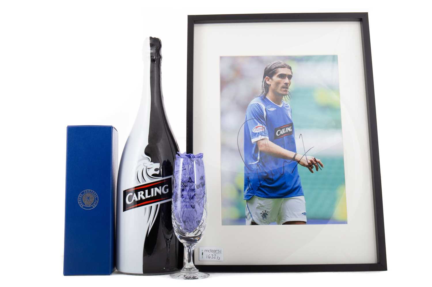 Lot 1632 - PEDRO MENDES OF RANGERS F.C., CARLING MAN