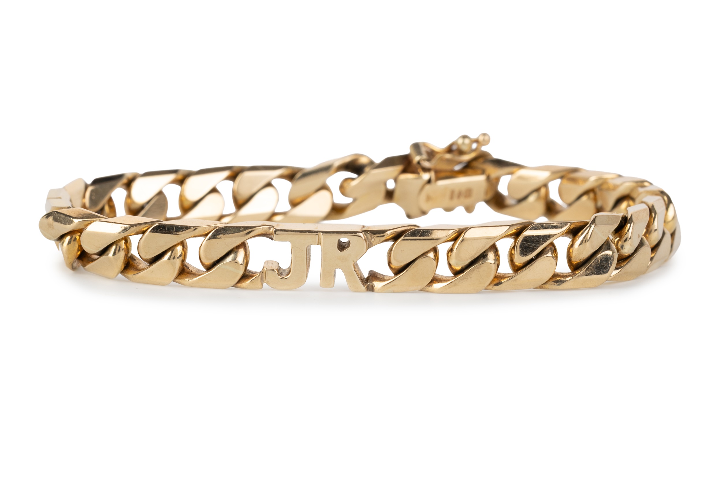 Lot 471 - GOLD BRACELET,